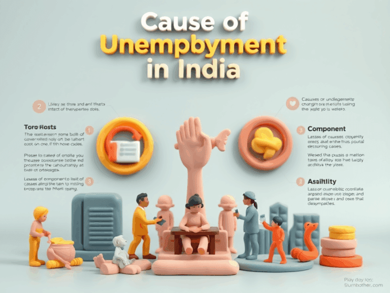 Causes of Unemployment in India | UPSC - IAS - Digitally learn